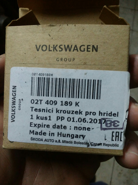 02T409189K Манжетное уплотнение VAG | Запчасти на DRIVE2
