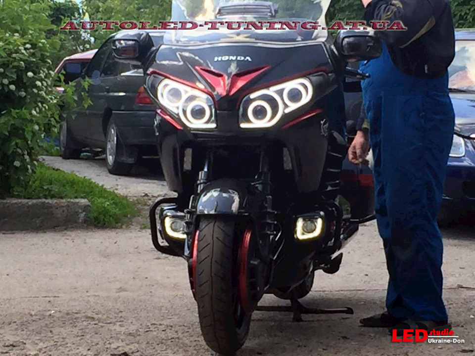 Тюнинг оптики мотоцикл Honda Gold Wing — AutoLed-Tuning на DRIVE2