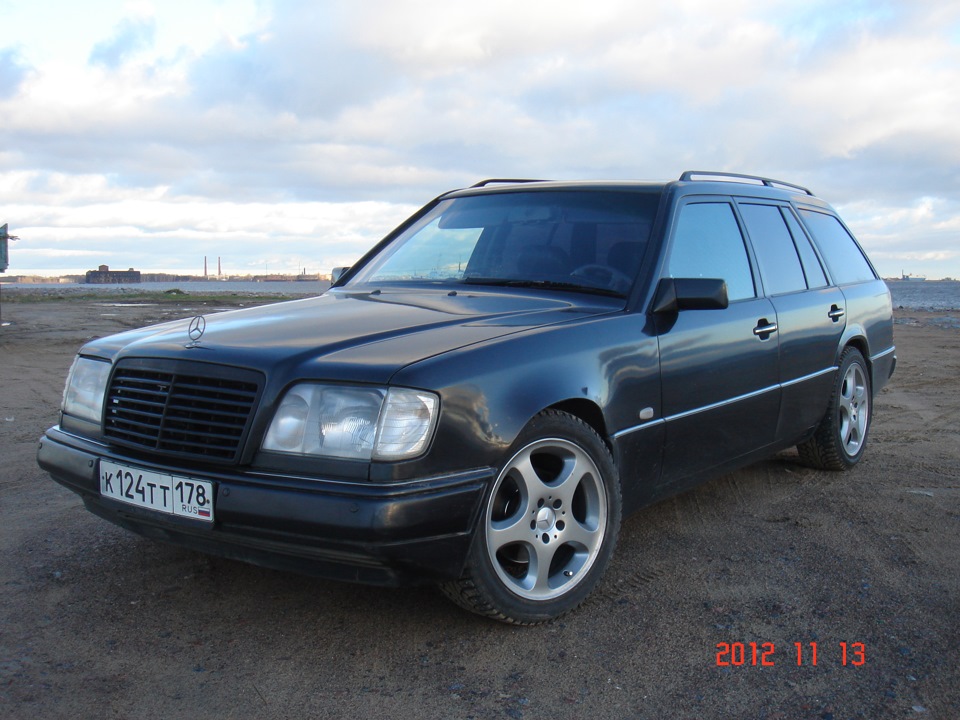 Просто фото на зимних колесах. — Mercedes-Benz E-Class Estate (S124), 2,8 л, 1995 года ...