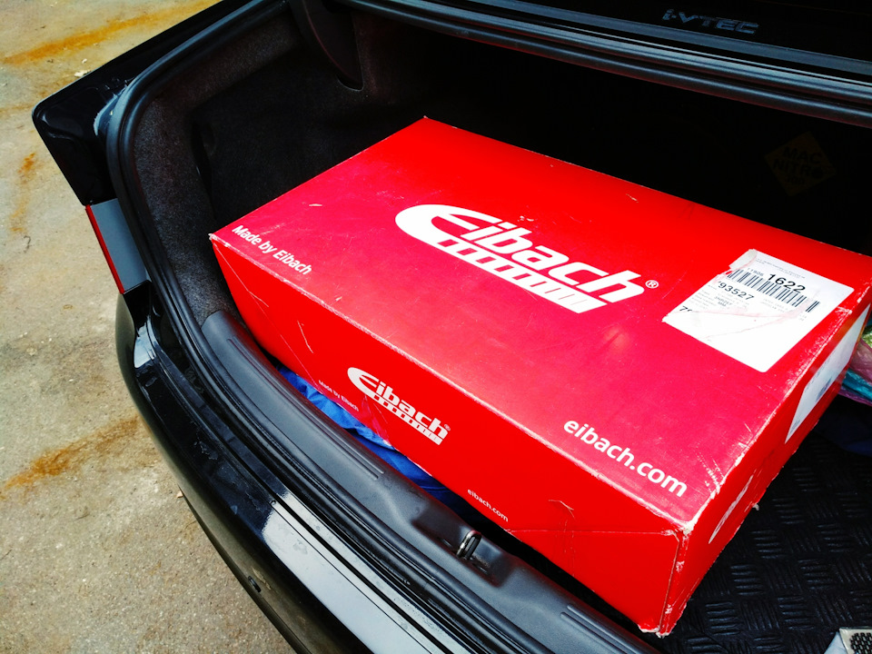 EIBACH PRO KIT — не винты конечно), но ниже⬇️⬇️⬇️будет! — Honda Accord (7G), 2 л, 2006 года ...