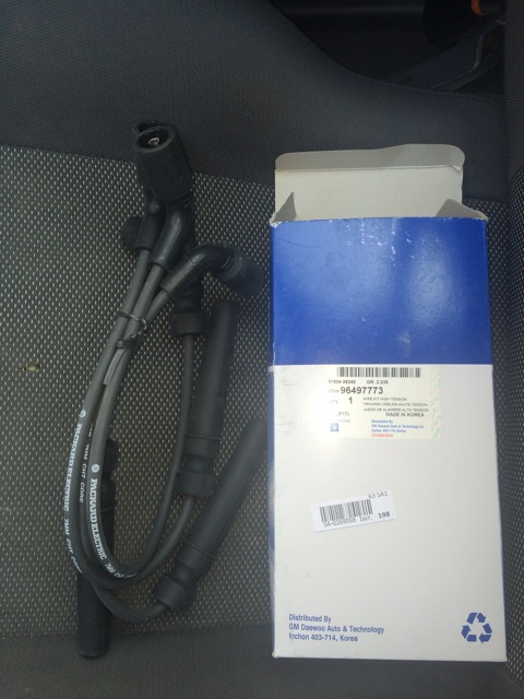 96497773 Провода высоковольтные, комплект / Daewoo Chevrolet Aveo ...