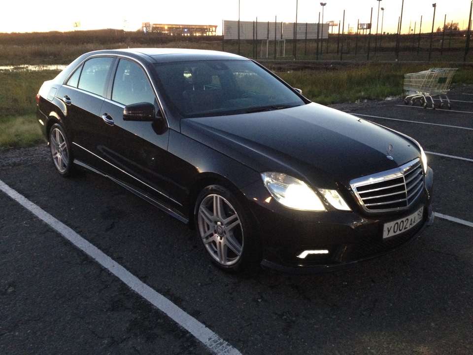 Последние фото на летней резине в этом сезоне. — Mercedes-Benz E-Class (W212), 3 л, 2010 года ...