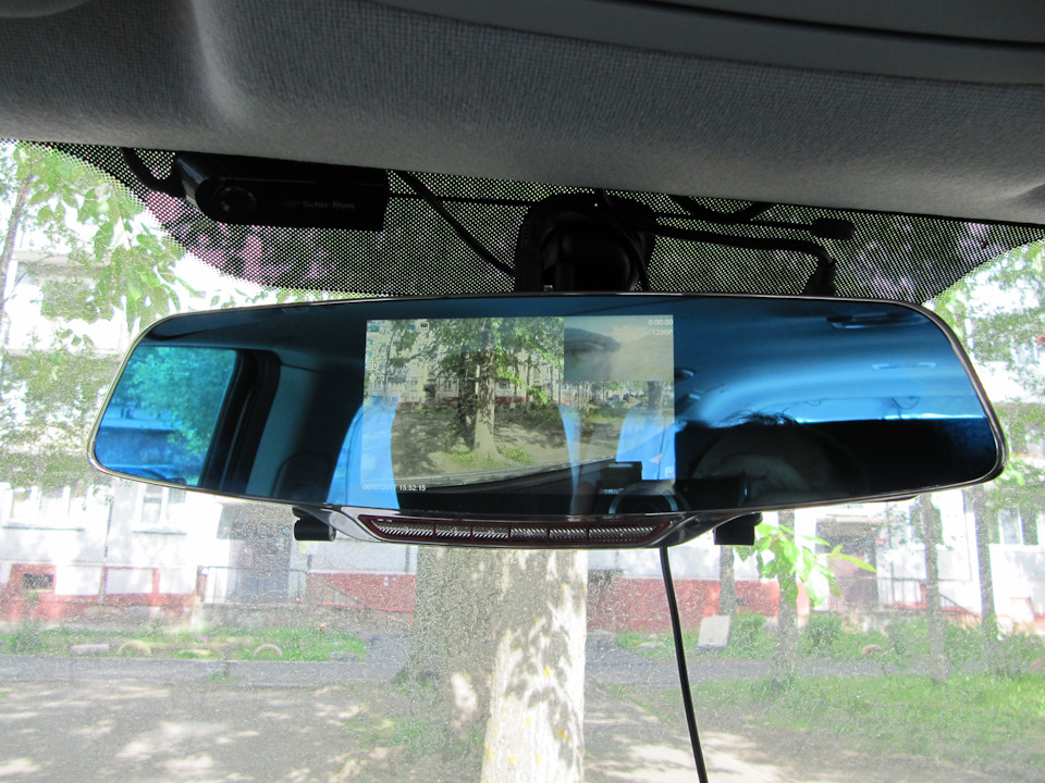 Отзыв по зеркалу регистратору с камерой заднего вида . — DRIVE2
