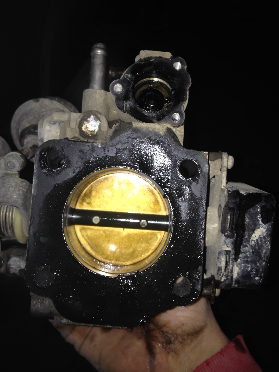 Чистка БДЗ и КХХ двигателя 5A-FHE — Toyota Corolla (90), 1,6 л, 1989 ...