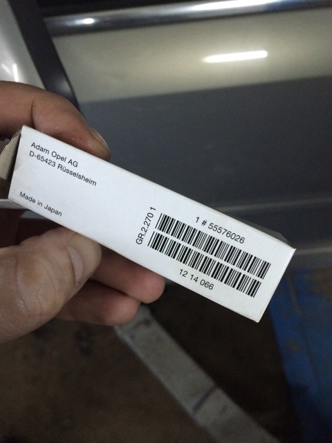 55576026 Свеча зажигания GM | Запчасти на DRIVE2