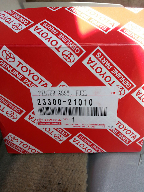 2330021010 Фильтр топливный TOYOTA LEXUS | Запчасти на DRIVE2