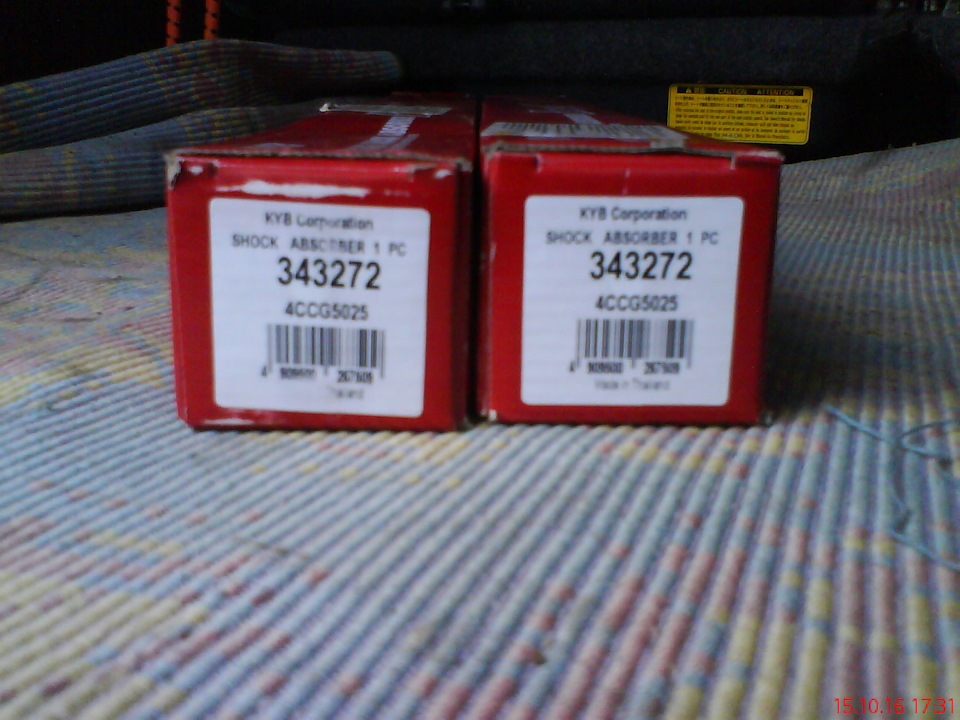 Задние амортизаторы и обманка лямбда зонда — Toyota RAV4 (II), 2 л ...