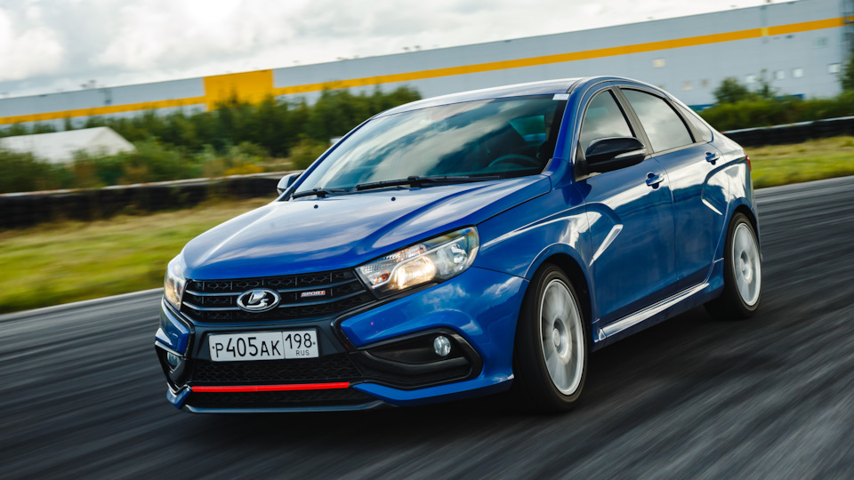 Единственная у Мельникова на тесте с гп 4.9 :))) — Lada Vesta Sport, 1,8 л, 2021 года ...