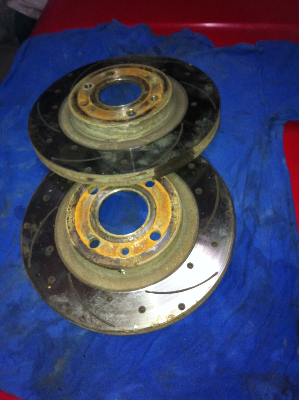 Передние тормозные 14-е диски ЛАДА Спорт — Lada 21011, 1,8 л, 1982 года ...