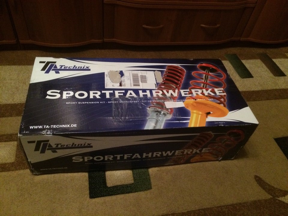 Новые колья Ta-Technix, винтовая подвеска — Toyota Corolla (120), 1,6 л ...