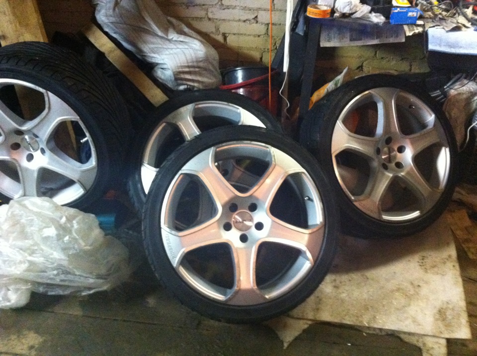 Вот такие теперь колеса на машине:)) — Opel Astra J GTC, 1,4 л, 2012 ...