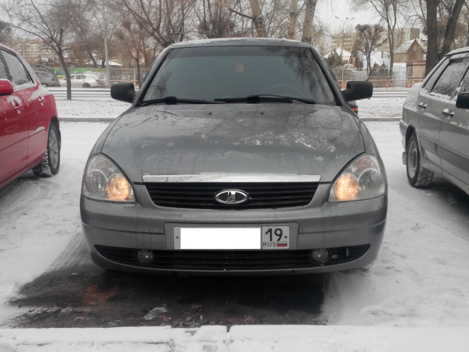 Установка ДХО. Дальний в пол накала. — Lada Приора хэтчбек, 1,6 л, 2008 ...
