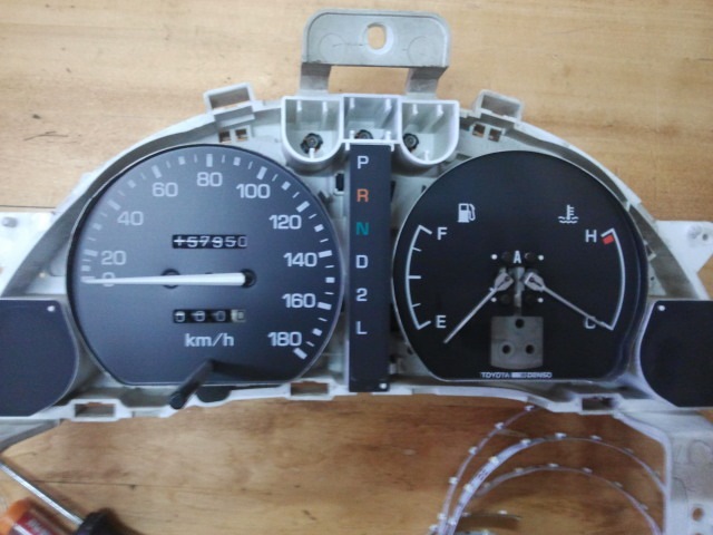 Пересвет приборной панели на Toyota Tersel — Toyota Caldina (190), 1996 ...