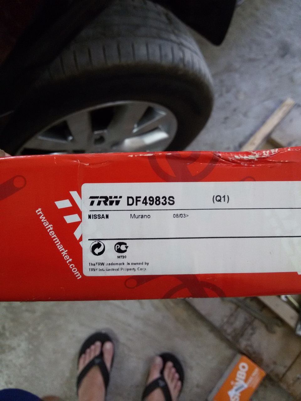 DF4983S Тормозной диск для INFINITI, NISSAN TRW | Запчасти на DRIVE2
