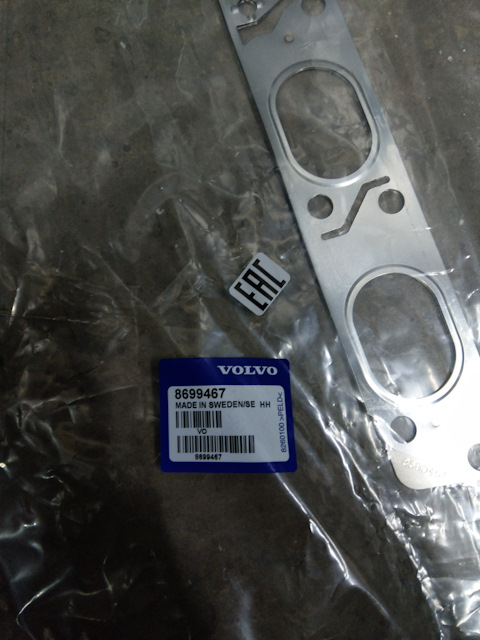 8699467 Прокладка выпускного коллектора Volvo | Запчасти на DRIVE2