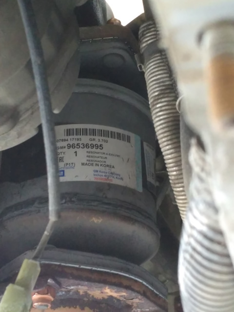 96536995 Глушитель GM | Запчасти на DRIVE2