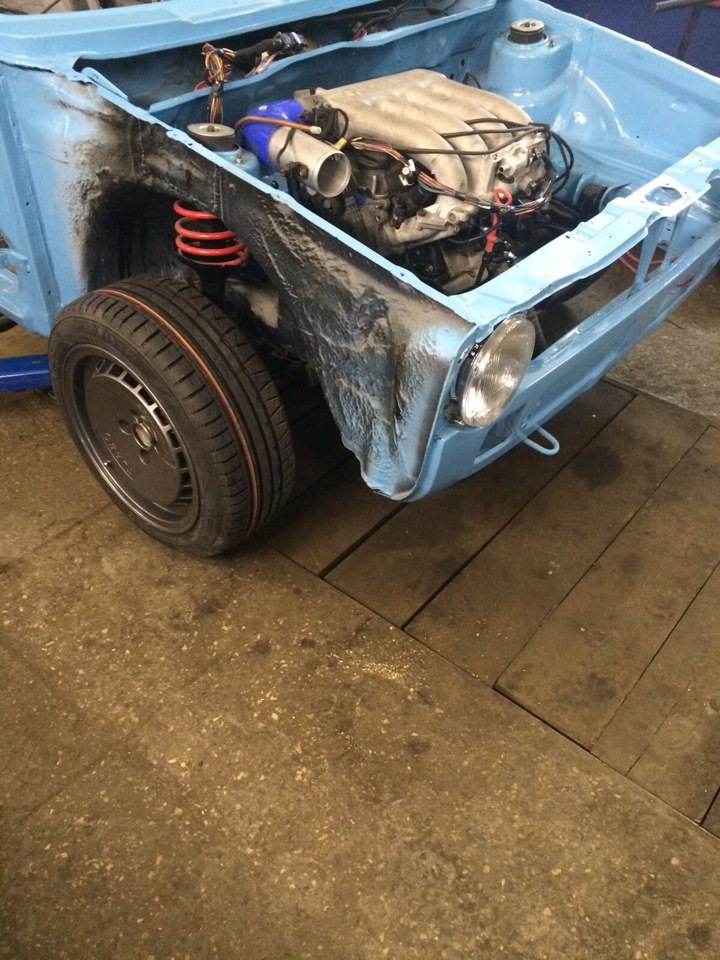 На лапах Ronal Turbo — Volkswagen Golf Mk1, 1,8 л, 1982 года | колёсные ...