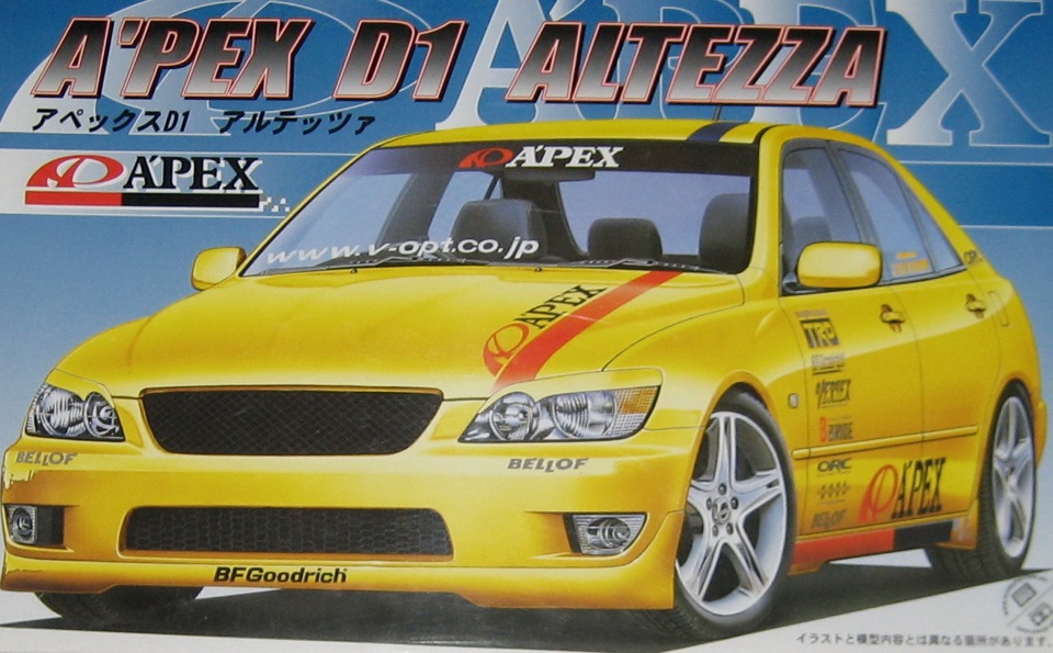 Fujimi Toyota Altezza APEX D1 1:24 — DRIVE2