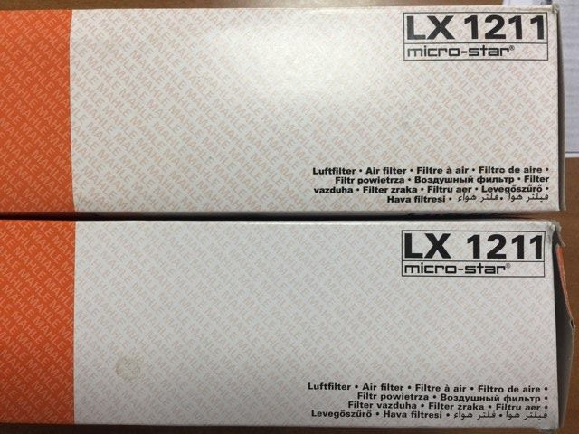 Воздушный фильтр Mahle/Knecht LX1211 и происки недобросовестных ...