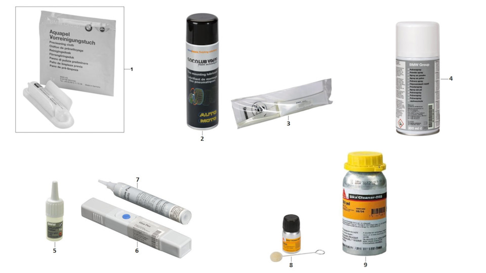 Оригинальные BMW средства (смазки, герметики, спреи и многое другое ...