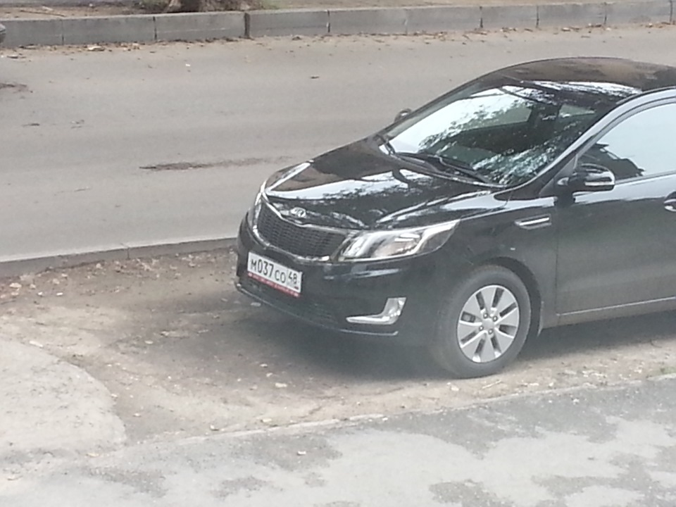 Получил номера ! — KIA Rio (3G), 1,6 л, 2013 года | другое | DRIVE2