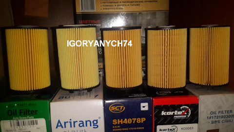 1721803009 ФИЛЬТР МАСЛЯННЫЙ SSANG YONG | Запчасти на DRIVE2