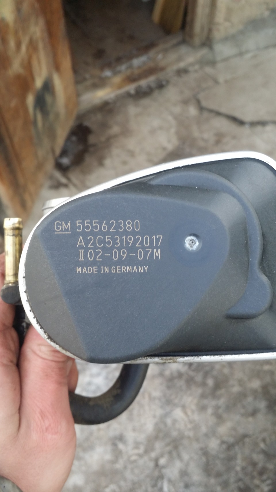 55562380 Блок дроссельной заслонки GM | Запчасти на DRIVE2