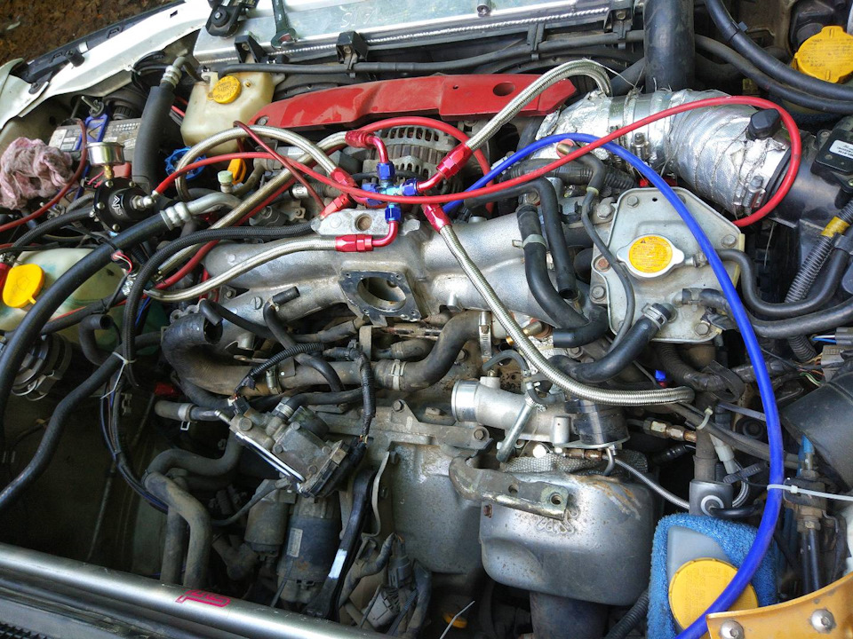 Установка "золотого" интеркулера STI, замена клапана PVC — Subaru ...