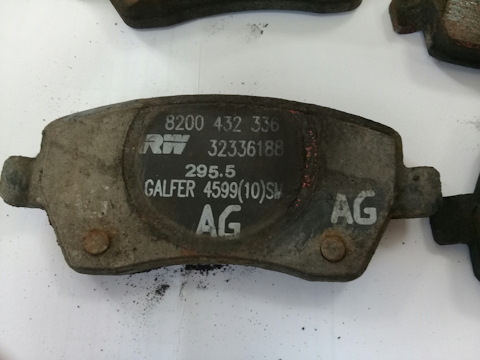 8200432336 Колодки тормозные RENAULT | Запчасти на DRIVE2