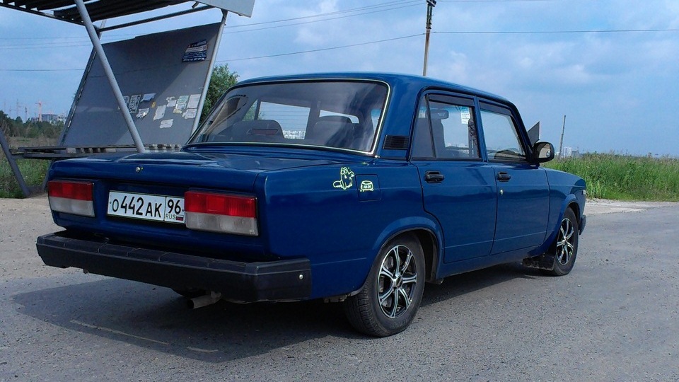 Lada 2107 1.6 бензиновый 2008 | "El diablo azul" на DRIVE2