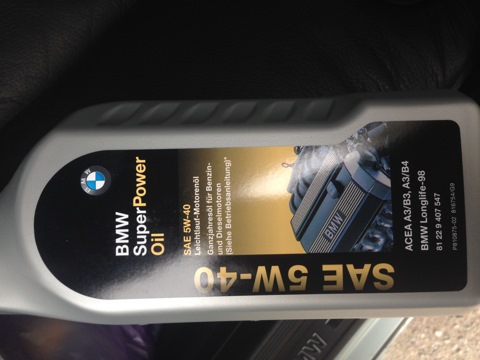 81229407547 масло Super Power SAE 5W-40 BMW | Запчасти на DRIVE2