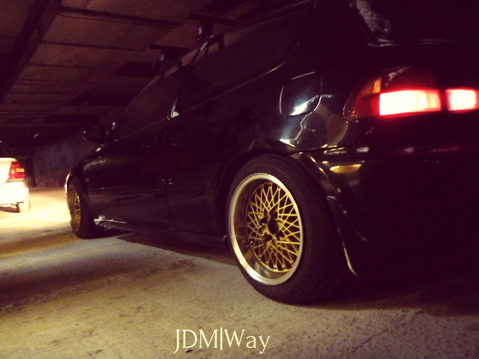 Примерка колес Axis OG-San Gold 15х8 4х100 ЕТ25… О_о — Honda Civic ...