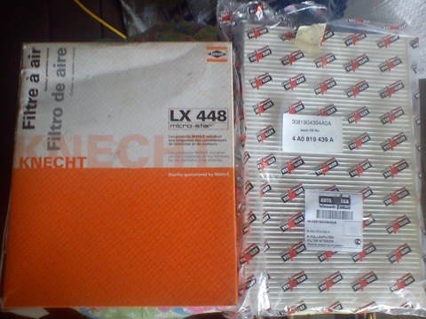 4A0819439A Фильтр вентиляции салона / AUDI 100, A-6 (без климатконтроля ...