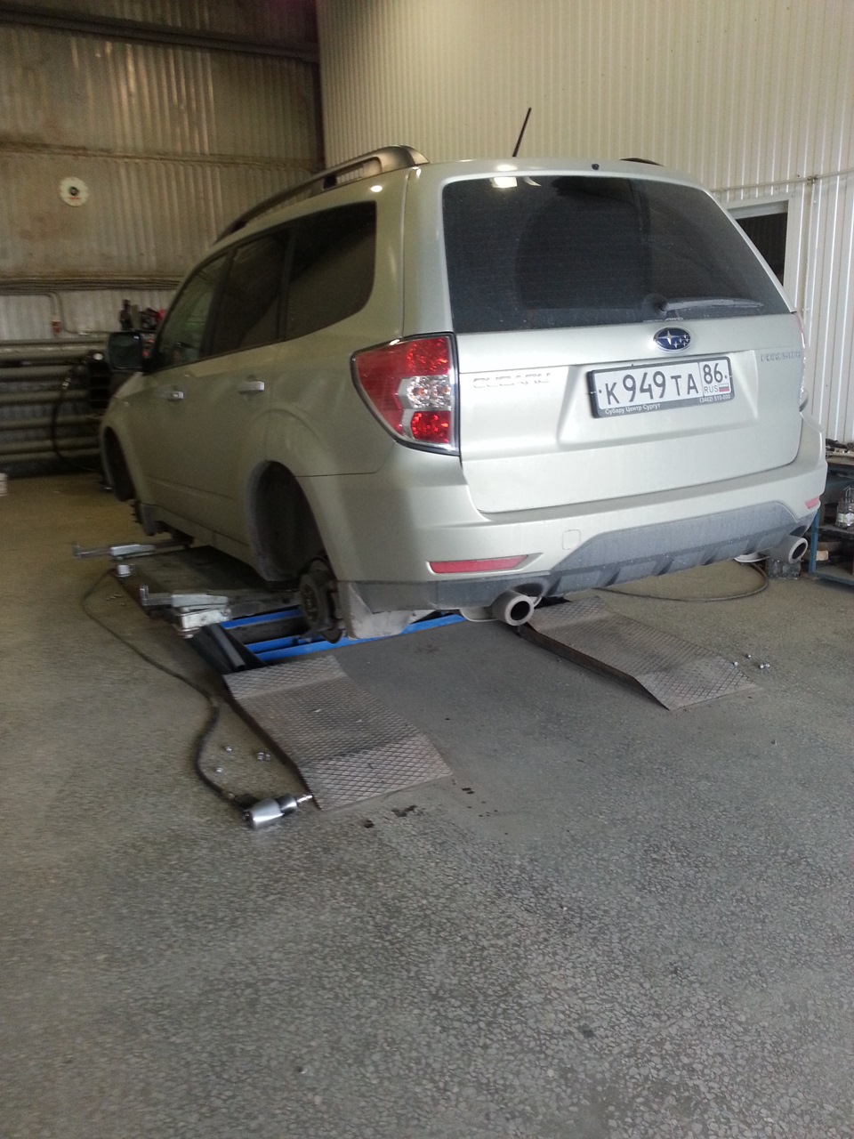 Наконец-то и я переобулся — Subaru Forester (SH), 2,5 л, 2010 года ...