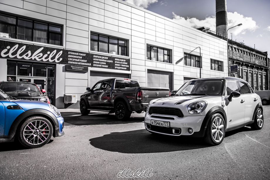 Фотосет made by ILLSKILL: теперь полный вариант. — MINI Countryman (1G), 1,6 л, 2013 года ...