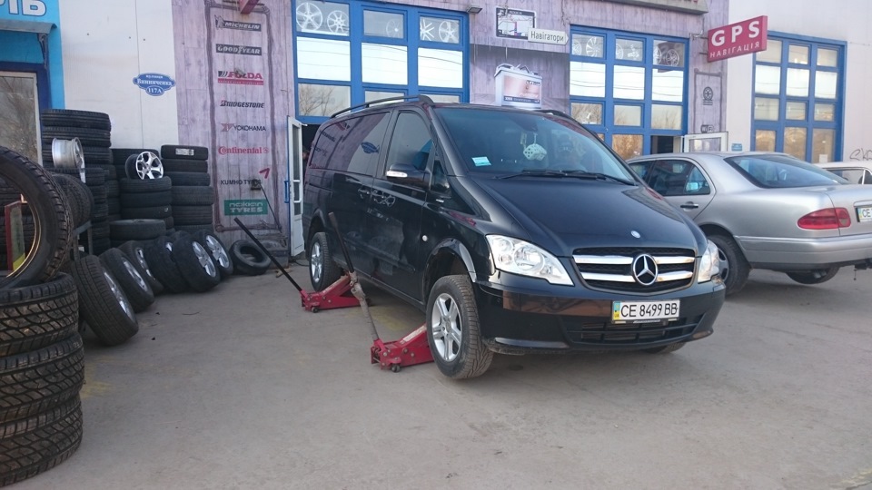 Летние колеса — Mercedes-Benz Vito (2G), 2,2 л, 2008 года | визит на ...