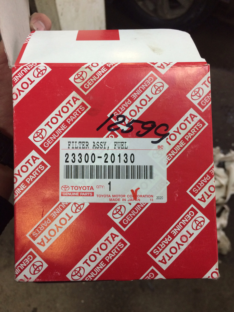 Замена топливного фильтра — Toyota Harrier (2G), 2,4 л, 2003 года ...