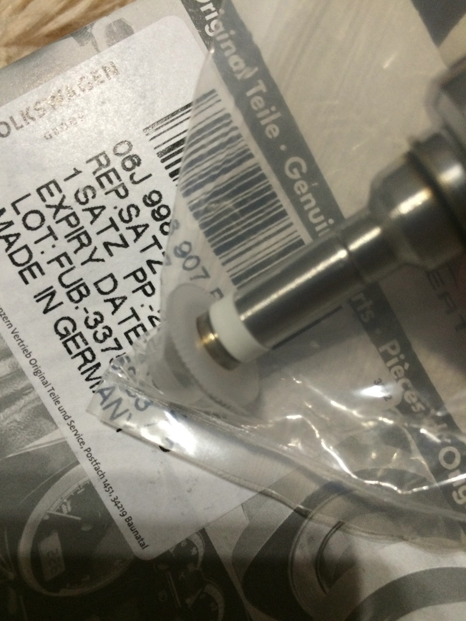 06J998907 Ремкомплект топливной форсунки Volkswagen VAG | Запчасти на ...