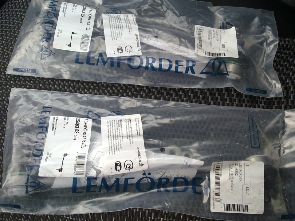 2546302 Тяга (стойка) стабилизатора LEMFORDER | Запчасти на DRIVE2