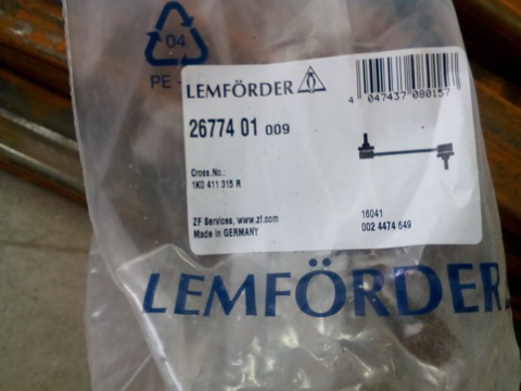 2677401 Тяга (стойка) стабилизатора LEMFORDER | Запчасти на DRIVE2