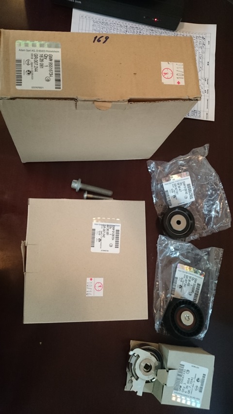 95516734 Натяжитель ремня грм GM | Запчасти на DRIVE2