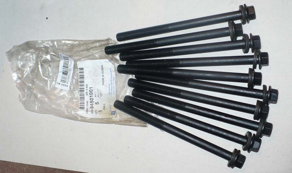 94501001 Болт ГБЦ GM | Запчасти на DRIVE2