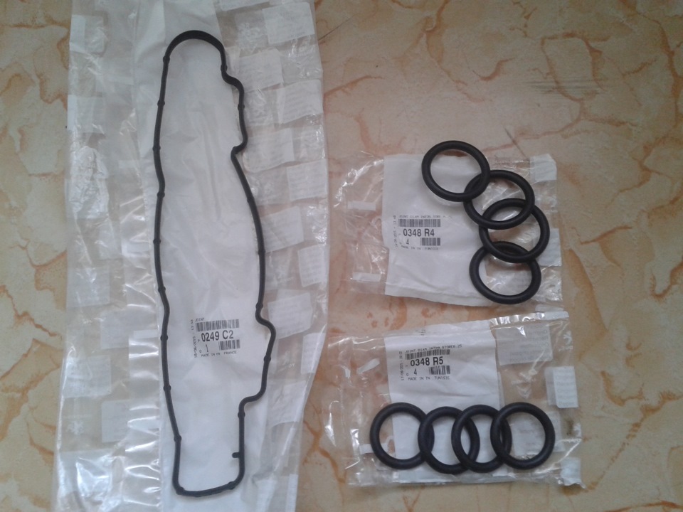 0348R5 Прокладка впускн. коллектора PSA 1.6HDi (DV6TED4) (внутр ...