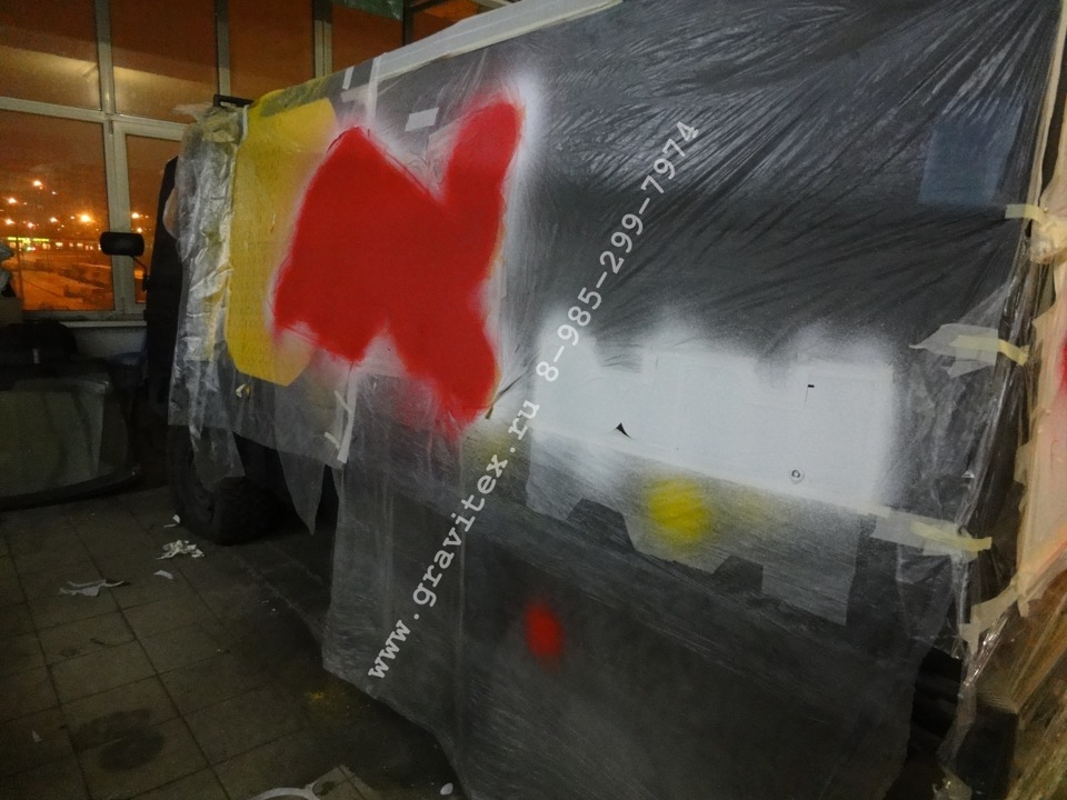 Шпионские фотки — красим Pinzgauer Red Bull — GRAVITEX.RU на DRIVE2