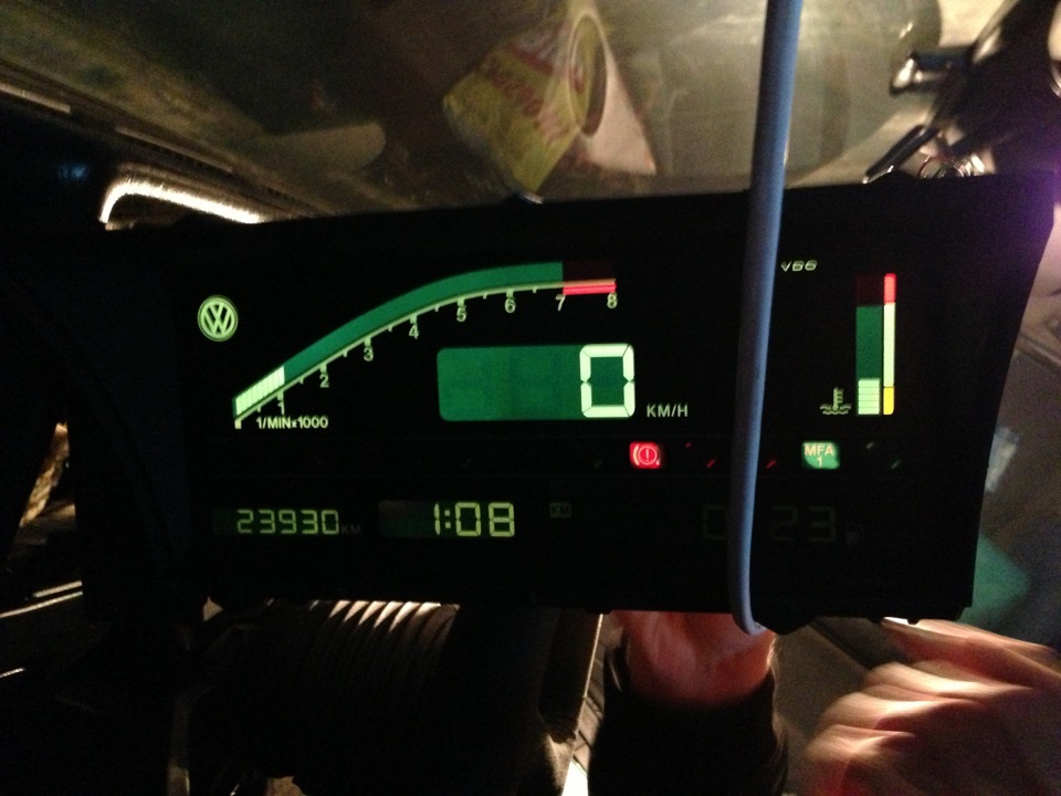 Приборка Digifiz — Volkswagen Golf GTI Mk2, 1,8 л, 1988 года ...