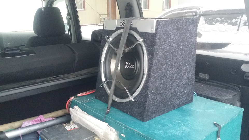 Сабвуфер Kicx ICQ 300BA — УАЗ Patriot, 2,7 л, 2014 года | автозвук | DRIVE2