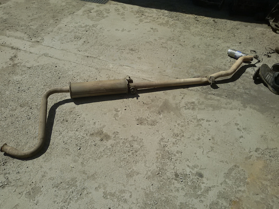 Ремонт выпускного коллектора и замена гофры — ЗАЗ Chance, 1,5 л, 2012 ...