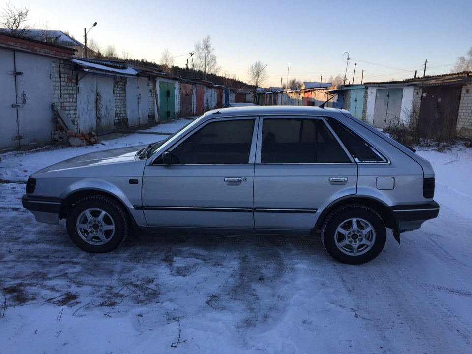 Зима после ремонта! — Mazda 323 III, 1,3 л, 1987 года | покатушки | DRIVE2