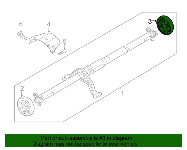1K0521307A Муфтa кардана VAG | Запчасти на DRIVE2