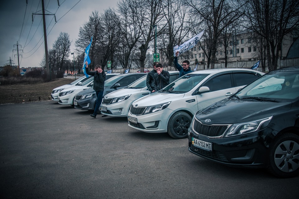 Встреча KIA RIO UKRAINE CLUB 16.03.2014 — KIA Rio (3G), 1,6 л, 2012 ...